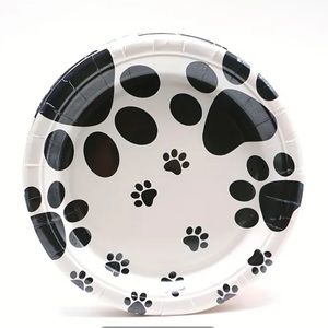Red Dress Boutique | Party Supplies | New Dog Paw Prints Theme Party ...